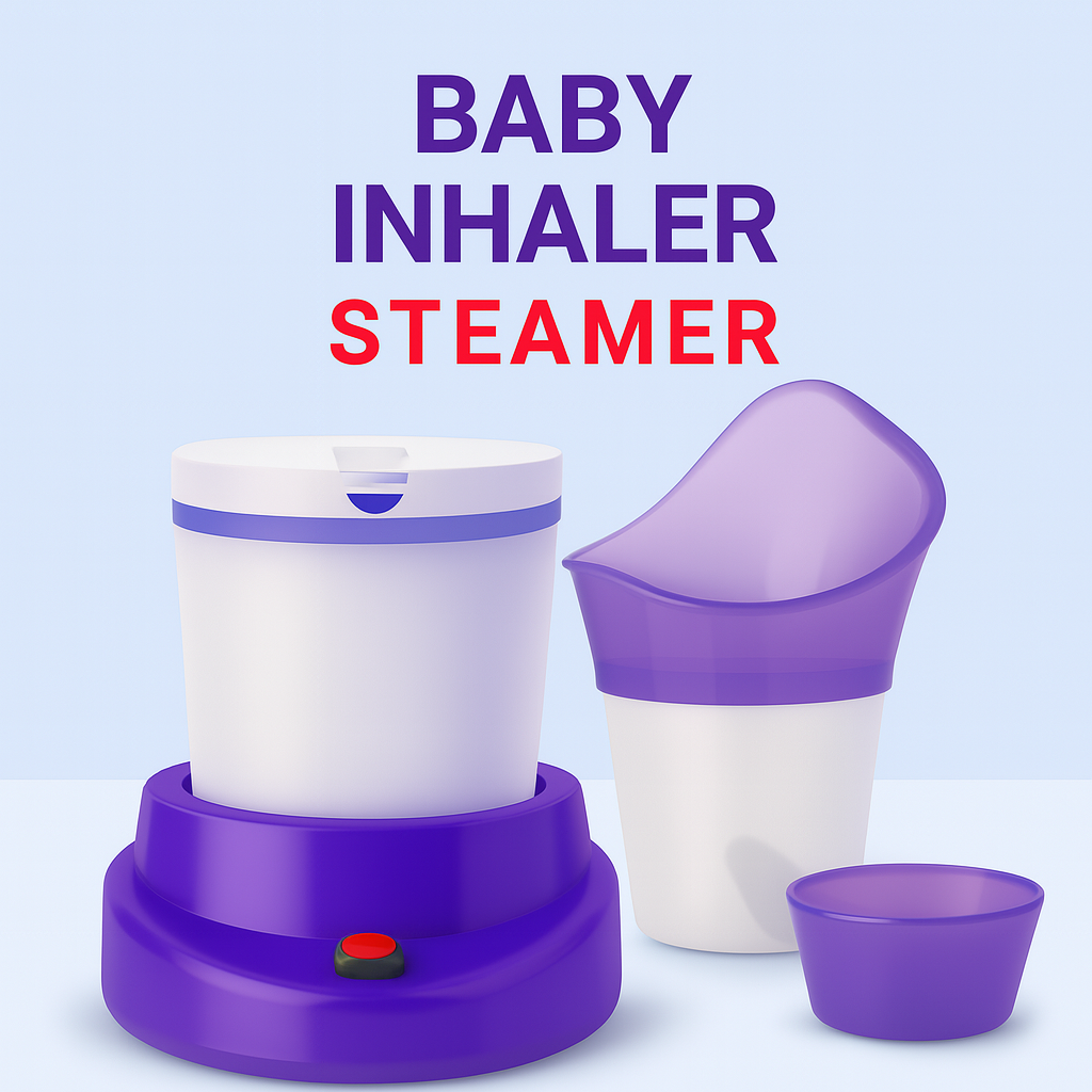 Baby Inhaler Steamer – Safe Steam Therapy for Cough & Cold Relief | Ch ...